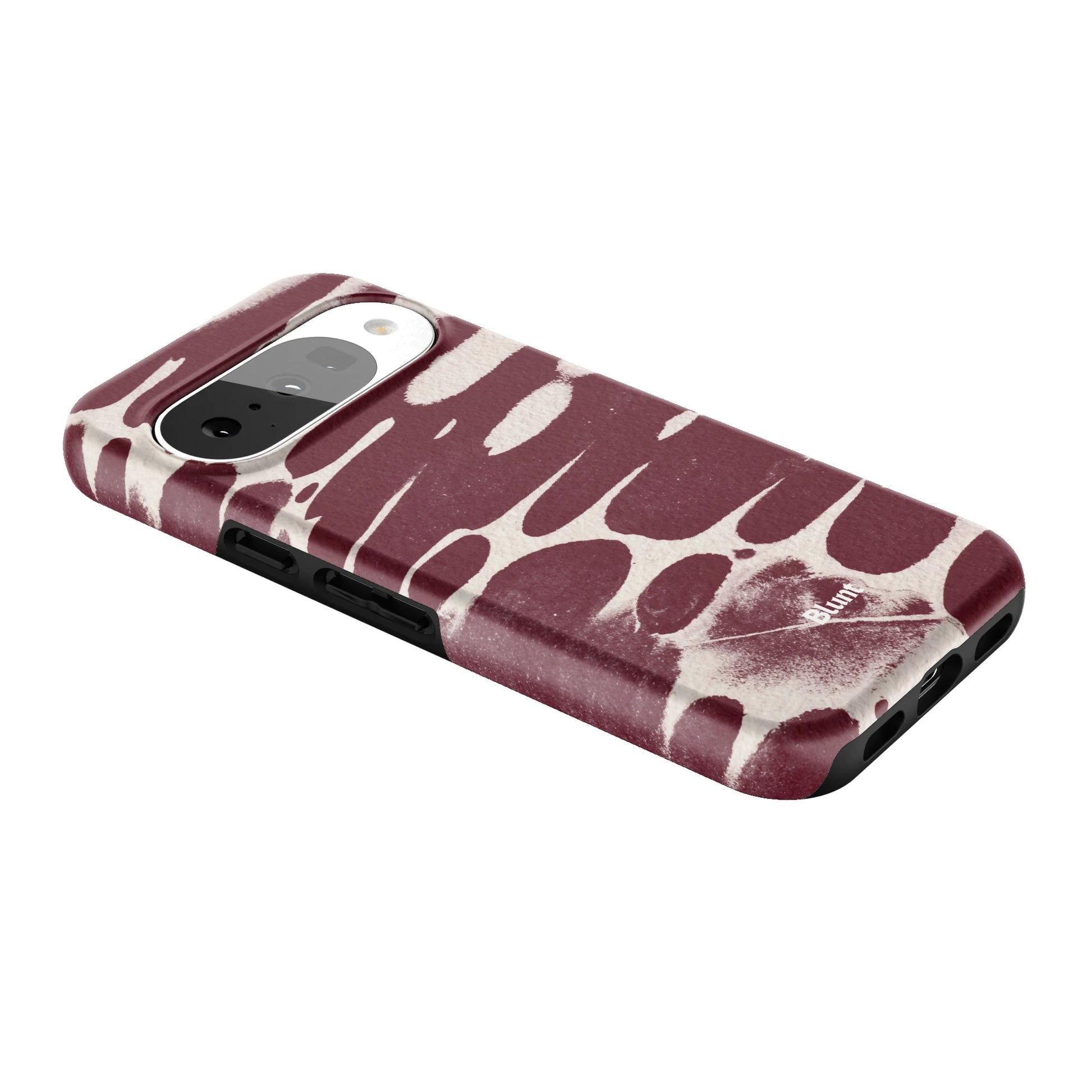 Crimson Noir Abstract Pixel Case – Blunt Cases