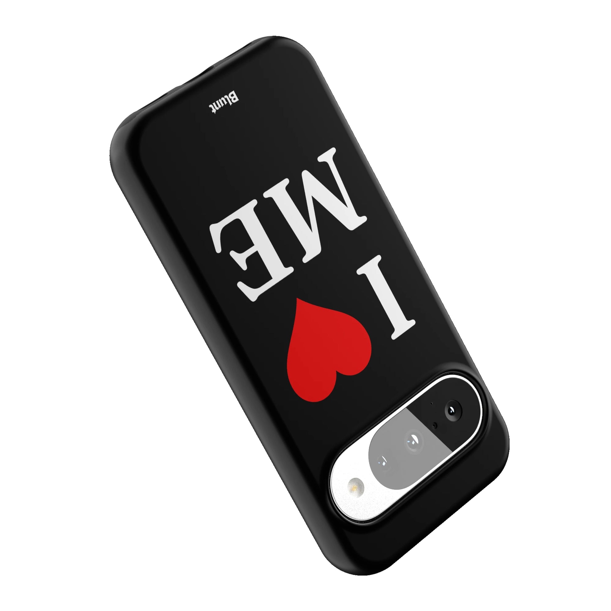 I Love Me in Black Pixel Case – Blunt Cases