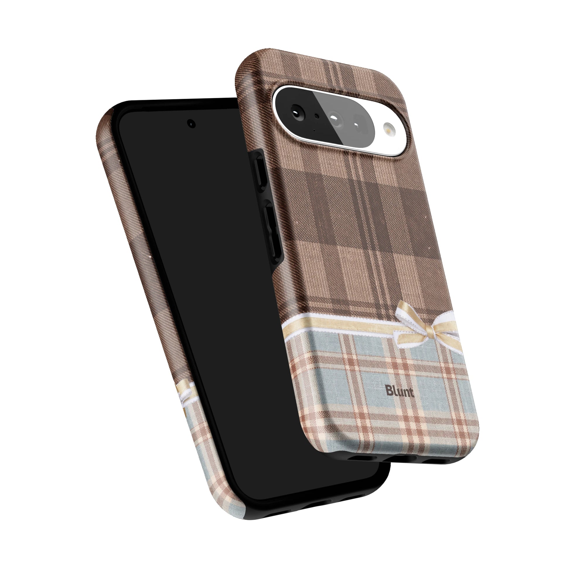 Mocha Plaid Pixel Case – Blunt Cases