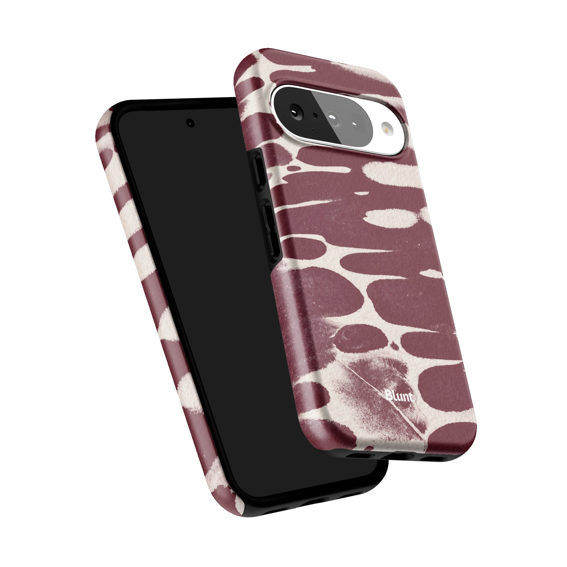 Crimson Noir Abstract Pixel Case – Blunt Cases