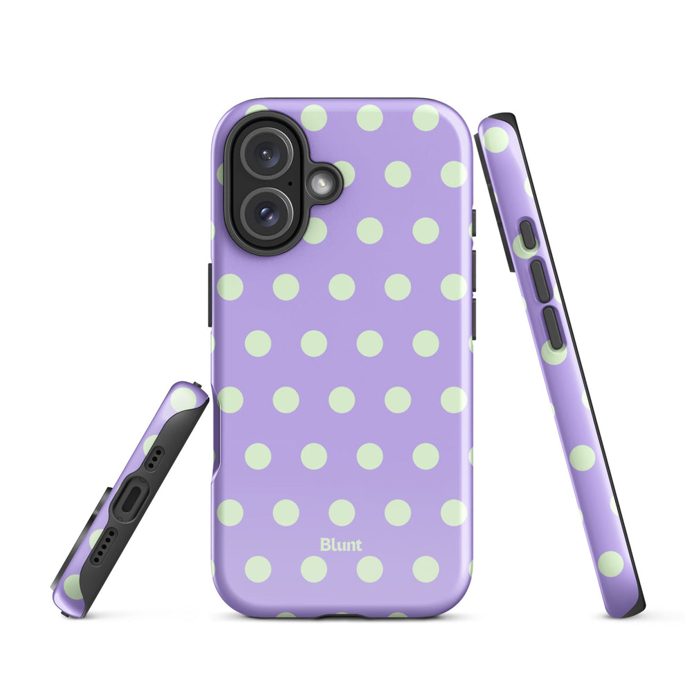 Lavender Mint Polka iPhone Case – Blunt Cases