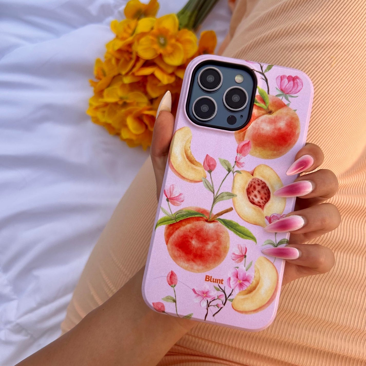 Peach Babe iPhone Case – Blunt Cases