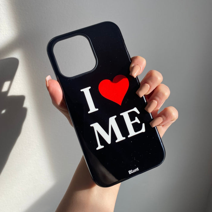 I Love Me in Black iPhone Case – Blunt Cases